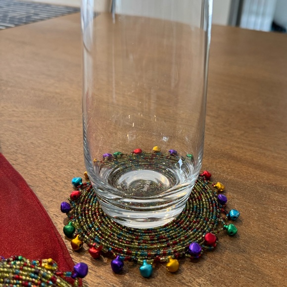 Pier 1 | Holiday | Beaded Coasters | Poshmark